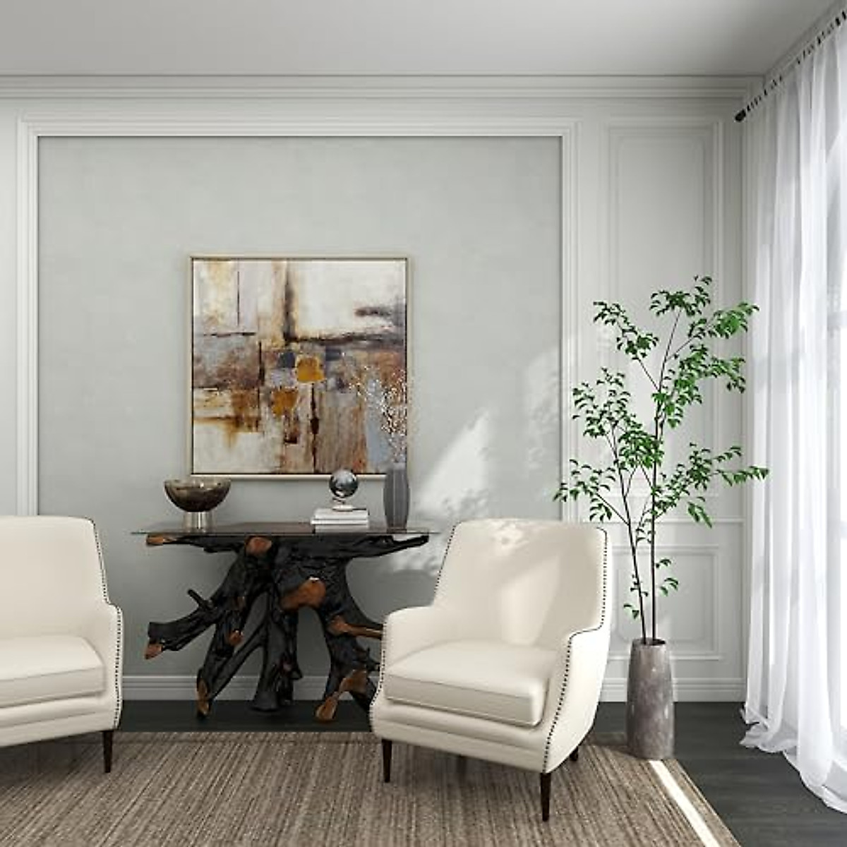 Deco 79 Modern Plastic Globe, 5" x 5" x 7", Black