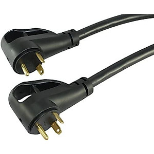 Conntek - 14995 RV 50-Amp Power Optimizer (2) RV 30-Amp Plug to 50-Amp 125/250-Volt 14-50R Female Connector