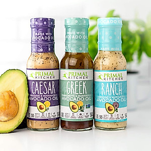 Primal Kitchen Ranch Dressing & Marinade, Made with Avocado Oil and Cage-Free Eggs, 8 Fluid Ounces, Pack of 2