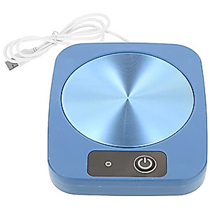 Hemoton Heating Coaster Heated Coffee Cup Electric Coffee Cup Coffee Thermal Mug Coffee Warmer Coaster Heating Cup Warmer Espresso Mug Warmer Plate Milk Warmer Pad Drink Cup Warmer Plastic