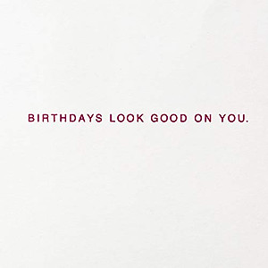 Signature 899RZH1072 Hallmark Birthday Card for Women (Damn, Girl Letter Board)