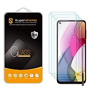 Supershieldz (3 Pack) Designed for Motorola Moto G Stylus (2021) [Not Fit for 2020/2022 Version] Tempered Glass Screen Protector, Anti Scratch, Bubble Free