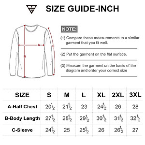 Black T Shirts for Men Long Sleeve Quick Dry Casual Summer Active Soft Lightweight Sun Shirts for Men