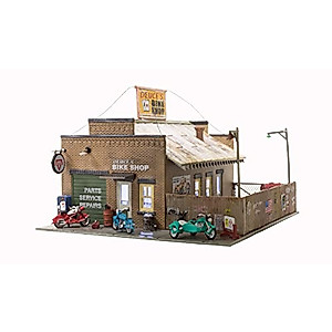 Woodland Scenics BR5845 O Scale Deuce's Bike Shop Kit