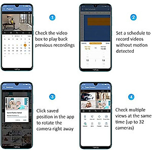 TP-Link Tapo 1080P Indoor Security Camera for Baby Monitor, Dog Camera w/ Motion Detection, 2-Way Audio Siren, Night Vision, Cloud & SD Card Storage, Works w/ Alexa & Google Home (Tapo C100)