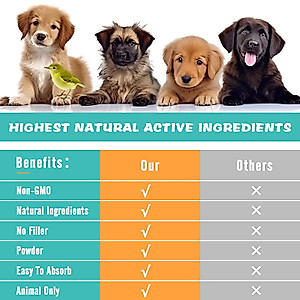 Activated Charcoal for Dogs -Pet First Aid Kit Detox Powder 8oz - for All Pets & Livestock - Poisoning, Diarrhea, Gas Relief