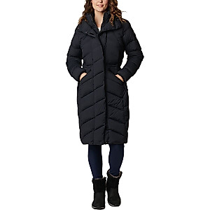 Columbia Women's Ember Springs Long Down Jacket, Black, Small