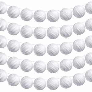 5 Pieces Golf Party Decorations Golf Party Supplies Golf Party Banners Golf Bunting Hanging Banners Golf Paper Garlands for Sports Theme Birthday (Golf Style)