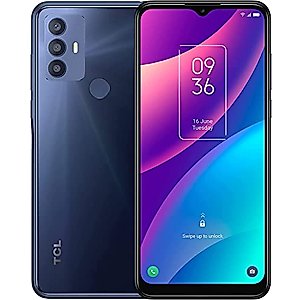 TCL 30 SE 6.52" Unlocked Cell Phone, 4+64GB Android Phone GSM Unlocked Smartphone with 50MP Camera, 5000mAh, Single SIM, US Version, Atlantic Blue, Not Support Verizon/Boost/5G