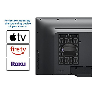 Mount-It! Cable Box Mount Behind TV | Adjustable Universal Mounting Bracket for Streaming Devices, Router, Modem, DVD | Wall and Behind TV Compatible, Steel