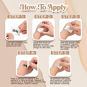 SpecialOnly Custom Temporary Tattoo - Temporary Tattoos for Gifting - Make Your Own Temporary Tattoos - Tattoo Stickers for Men & Women