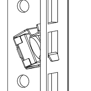 Cage Nut Insertion Tool for 3/8" Square Hole Rack Rail (4HARCNITOOL)