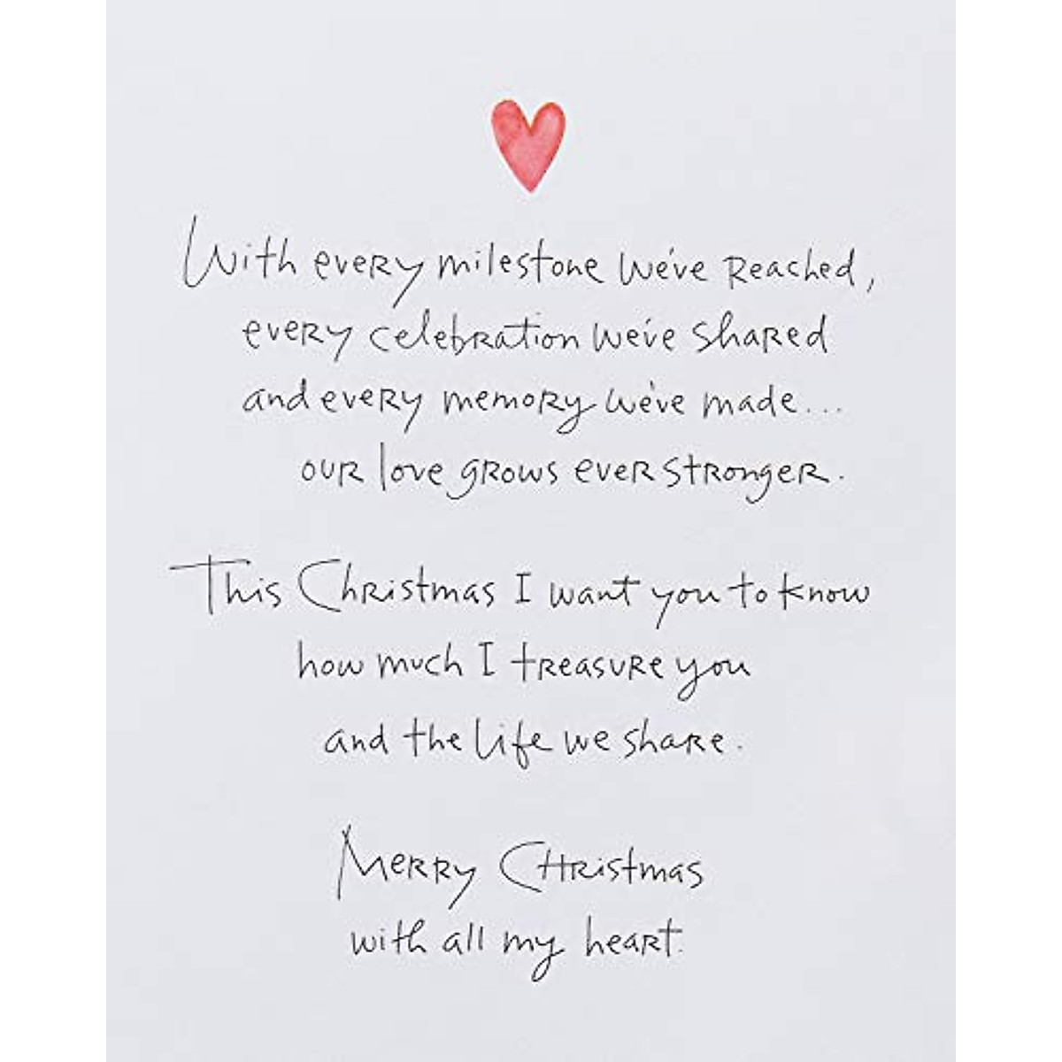 American Greetings Christmas Card for Husband (Love Grows Ever Stronger)
