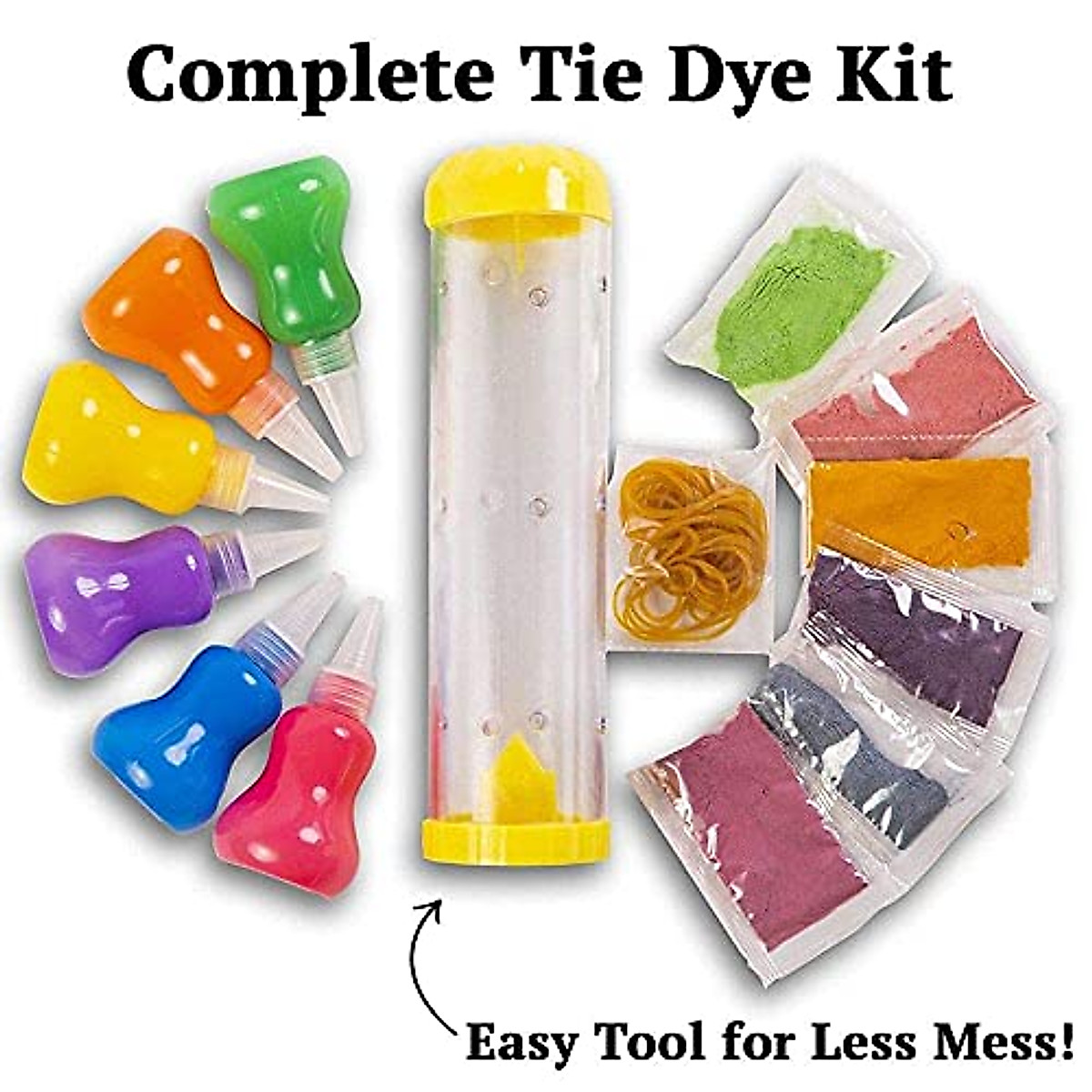 RALME Tie Dye Kit for Kids – Complete Easy Craft DIY Tie-Dye Set, Make Your Own Designs