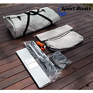 Inflatable Sport Boats - Swordfish 10.8' - Model SB-330A - Air Deck Floor Premium Heat Welded Dinghy with Seat Bag