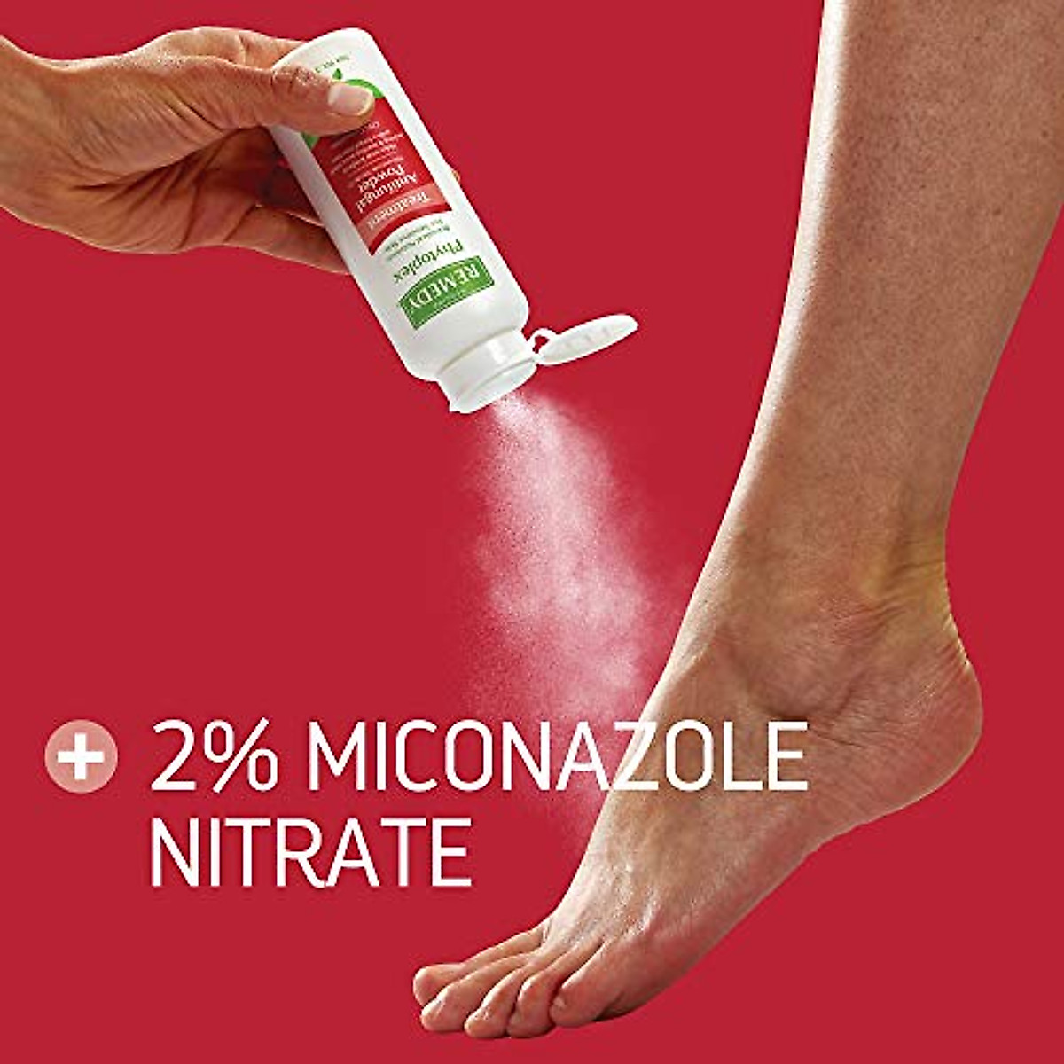 Medline Remedy Phytoplex Antifungal Powder with 2% Miconazole Nitrate for Common Fungal Infections incuding Athlete’s Foot, Talc Free, 3 oz (Pack of 2)