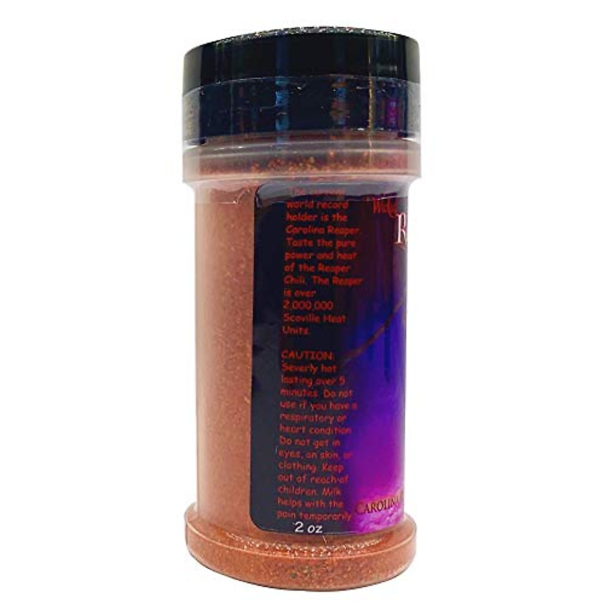 Carolina Reaper Chili Powder World's Wicked Reaper Hottest Powder 2 ounces