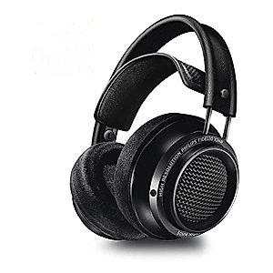 Philips Audio Fidelio X2HR Over-Ear Open-Air Headphone 50mm Drivers- Black (Renewed)