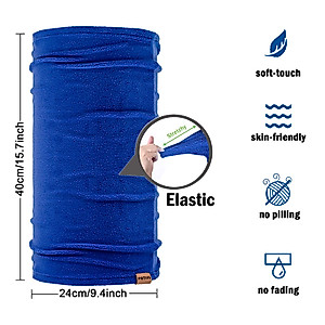 Neck Warmer Winter Neck Gaiter Face Mask Balaclavas for Women Men, Soft Fleece Face Cover Mask for Skiing Motorcycle-2 Pack