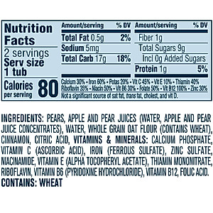 Gerber Baby Food, 2nd Foods, Pear Cinnamon with Cereal 8 Ounce (Pack of 8)