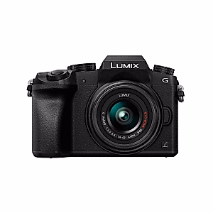 Panasonic Lumix DMC-G7 Mirrorless Camera with 14-42mm Lens, Black - Bundle with Camera Case, 32GB SDHC Card, Cleaning Kit, Memory Wallet, Card Reader, 46mm UV Filter, Mac Software Package