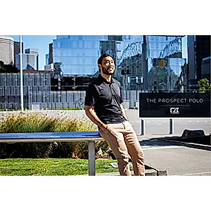 Cutter & Buck Prospect Textured Stretch Mens Big & Tall Polo, College Orange, XLT