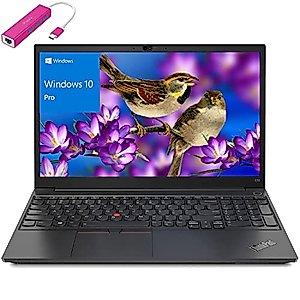 Lenovo ThinkPad E15 15.6" FHD Business Laptop Computer, Intel Quad-Core i7-1165G7 up to 4.7GHz, 16GB DDR4 RAM, 1TB PCIe SSD, WiFi 6, Bluetooth 5.2, Backlit Keyboard, Windows 10 Pro, iPuzzl Type-C HUB