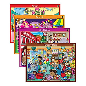 Super Duper Publications | Webber® Auditory Memory for Short Story Scenes | Target Story Comprehension and Answer Questions | Educational Learning Resource for Children