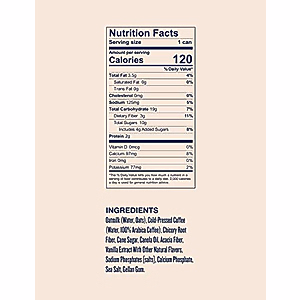 La Colombe Oatmilk Draft Latte, Plant-Based, Dairy-Free, Grab And Go Coffee, Vanilla, 9 Fl.Oz