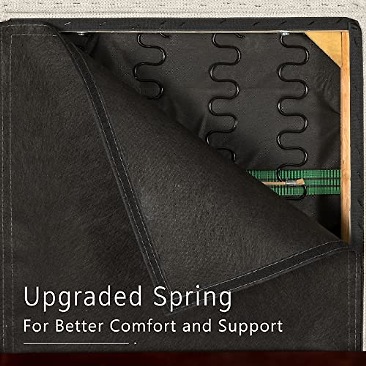 Okeysen Rocking Chair Nursery with Ottoman，Mid Century Modern Accent Chair with Upholstered Fabric, Rocker Glider Chair for Baby Nursery, Lounge Side Armchair Nursing Chair for Living Room Bedroom