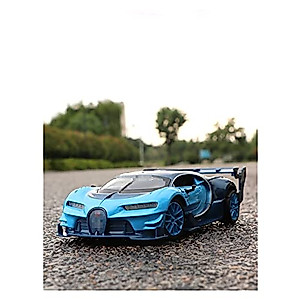 HYQHYX Scale Car Model for Bugatti Vision Gt Metal Alloy Car Model Diecast Vehicles Car Model Miniature Scale Gift 1:24 Proportion (Color : 2)