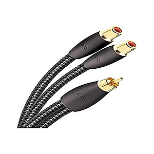 AudioQuest Y splitter - one RCA male to two RCA female 6in (15.24cm) cable