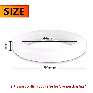 NEOUZA 51mm Brewing Group Head Silicone Gasket 2Pcs Compatible with Delonghi Dedica EC680/EC685/820/850/860 Smeg ECF01