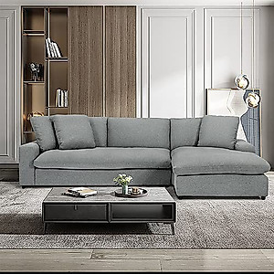 L-Shaped Sectional Sofa Right Hand Facing