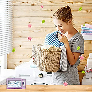 Enyur Unscented Travel Laundry Detergent Sheets/Concentrated Travel Laundry Soap/Travel Size Detergent Fragrance Free 32 Loads / 1 Pack