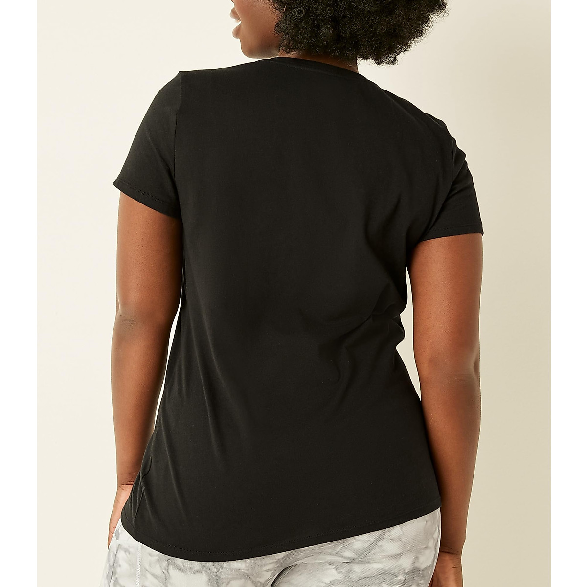 Victoria's Secret Women's Short Sleeve T-Shirt, Women T Shirt, Logo Black, XL