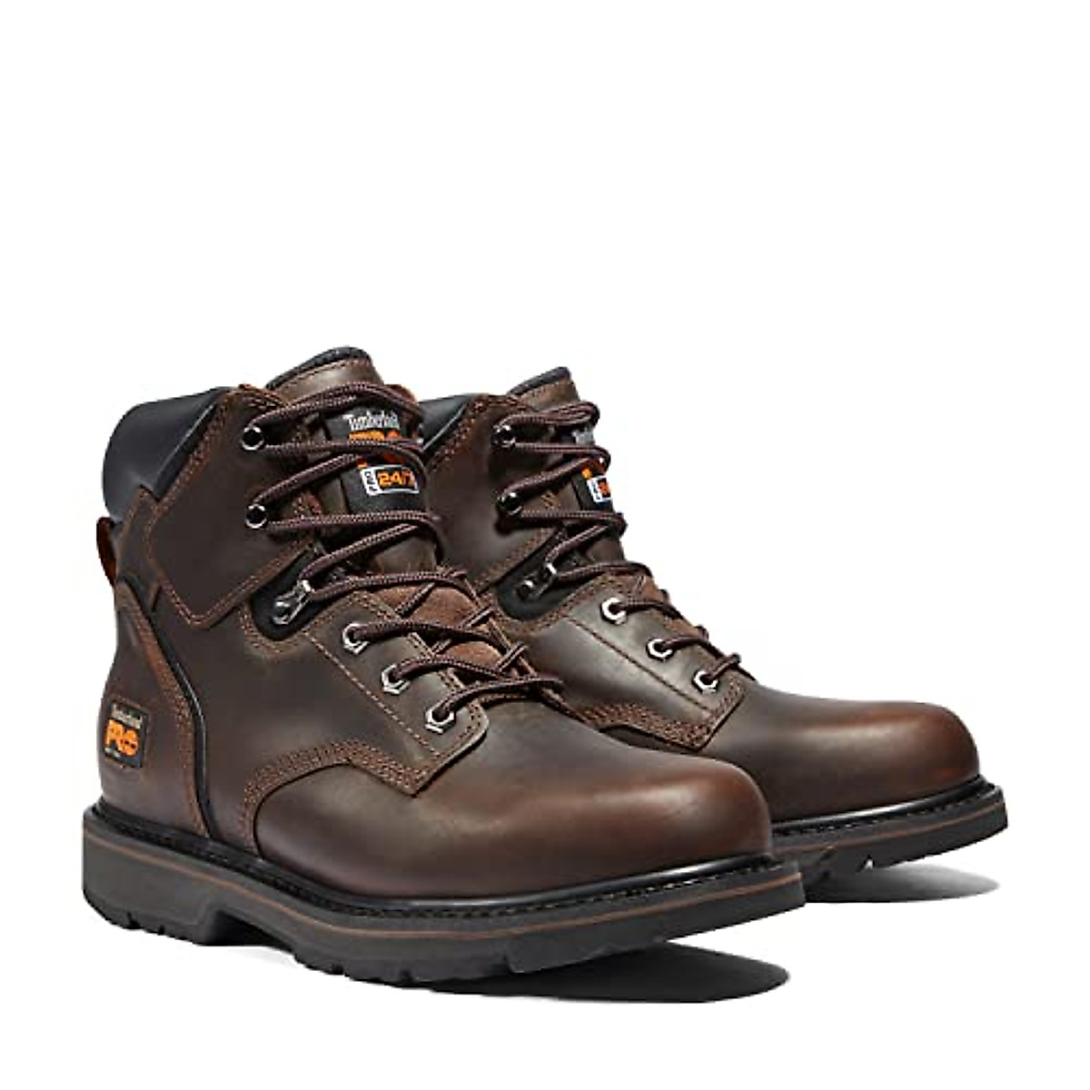 Timberland PRO Men's Pit Boss 6 Inch Soft Toe Industrial Work Boot, Brown, 11 Wide