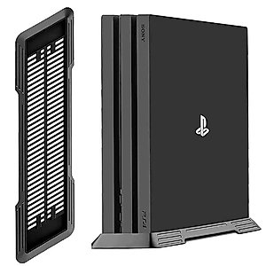 Yanfider Vertical Stand for PS4 Pro Steady Base Stand Mount Holder for Playstation 4 Pro Console (Not for PS4/ PS4 Slim)