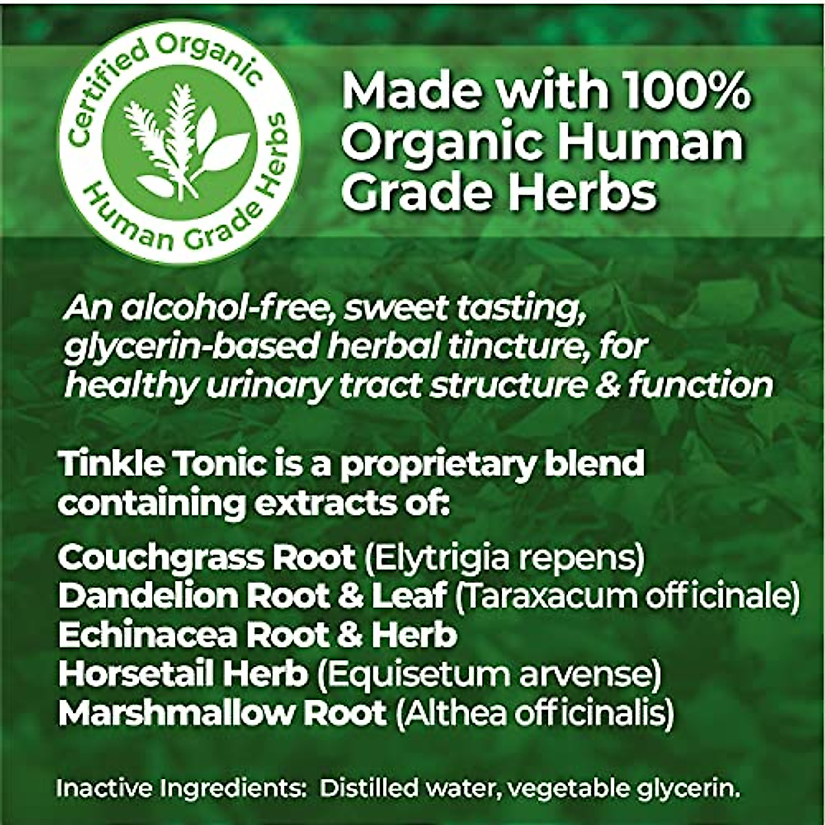 Animal Essentials Tinkle Tonic Herbal Formula for Healthy Urinary Tract in Dogs & Cats (Various Sizes) - Made in The USA (2 fl oz)