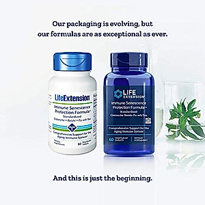 Life Extension Immune Senescence Protection Formula Standardized Cistanche Reishi Pu-erh Tea 60 Vtabs