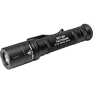 SureFire E2T-MV Tactician High-Output LED Flashlight with Maxvision, Black