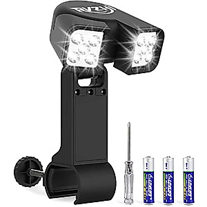 LED Grill Light for Outdoor BBQ - Father's Day Gifts for Dad, Personalized Birthday Gifts for Men Women Husband Grandpa, Cool Gadgets Super Bright Dual Head Grilling Accessories Fit for Grill Handle