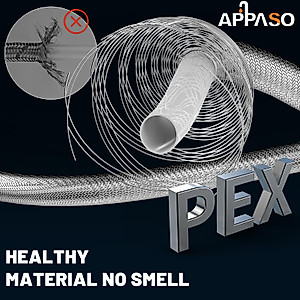 APPASO Gold Kitchen Faucet with Soap Dispenser, Brushed Gold Kitchen Sink Faucet with Pull Down Sprayer, Modern High Arch Single Handle Sink Faucet for Kitchen, 3 Modes & Champagne Gold