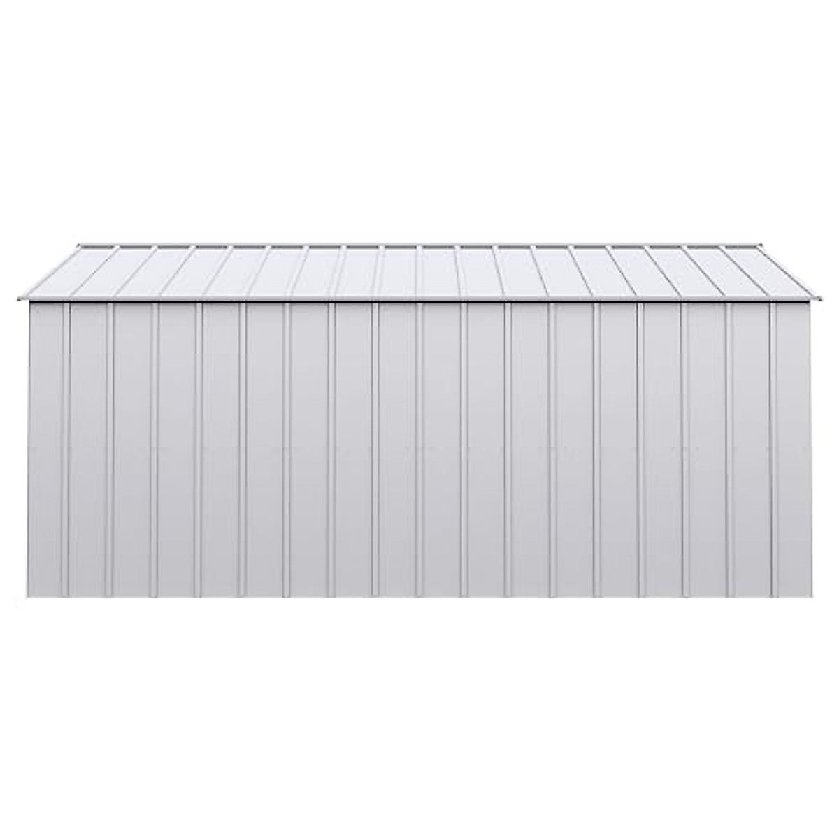 Arrow Classic Metal Shed, 14 x 14, Flute Grey