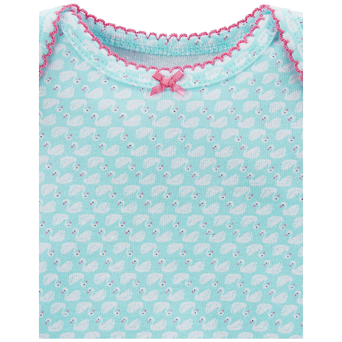 Simple Joys by Carter's Baby Girls' 3-Pack Cotton Sleeper Gown, Blue Ducks/Pink Animal/White Floral, 0-3 Months