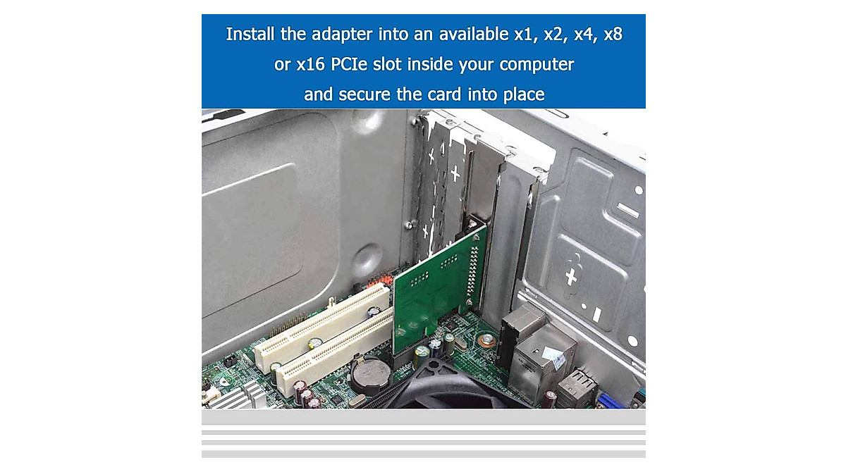 GODSHARK PCIe Parallel Port Expansion Card - Fast Data Transfer