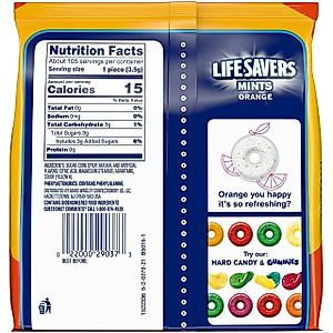 LIFE SAVERS Orange Mint Hard Candy, 14.5-Ounce (Pack of 2)