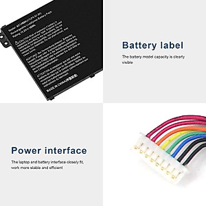 AC14B8K Battery for Acer Predator Helios 300 N17C1 PH315-51 PH315-52 G3-571 G3-572 N18Q13 Nitro 5 AN515 AN515-53 AN515-54 Aspire R5-471T R5-571T R5-571TG Chromebook CB5-571 Swift SF314 4ICP5/57/80