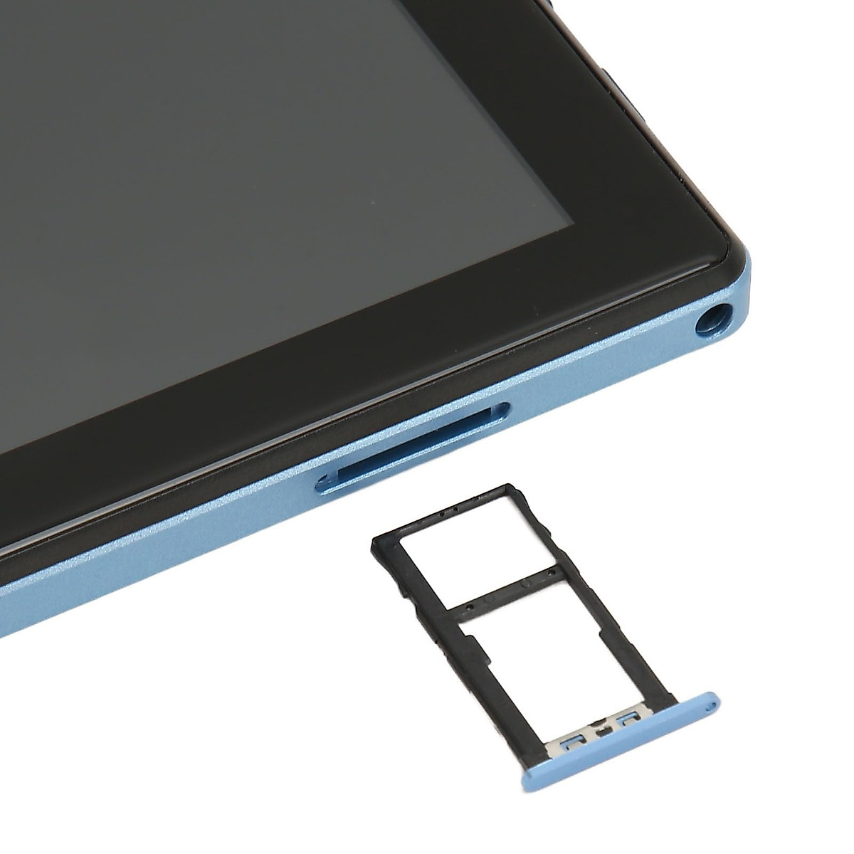 DAUERHAFT 10.1 Inch Tablet, Octa Core Processor 8MP Front Camera 8GB RAM 256GB ROM Blue Tablet PC Dual Speakers for Work for Entertainment (US Plug)