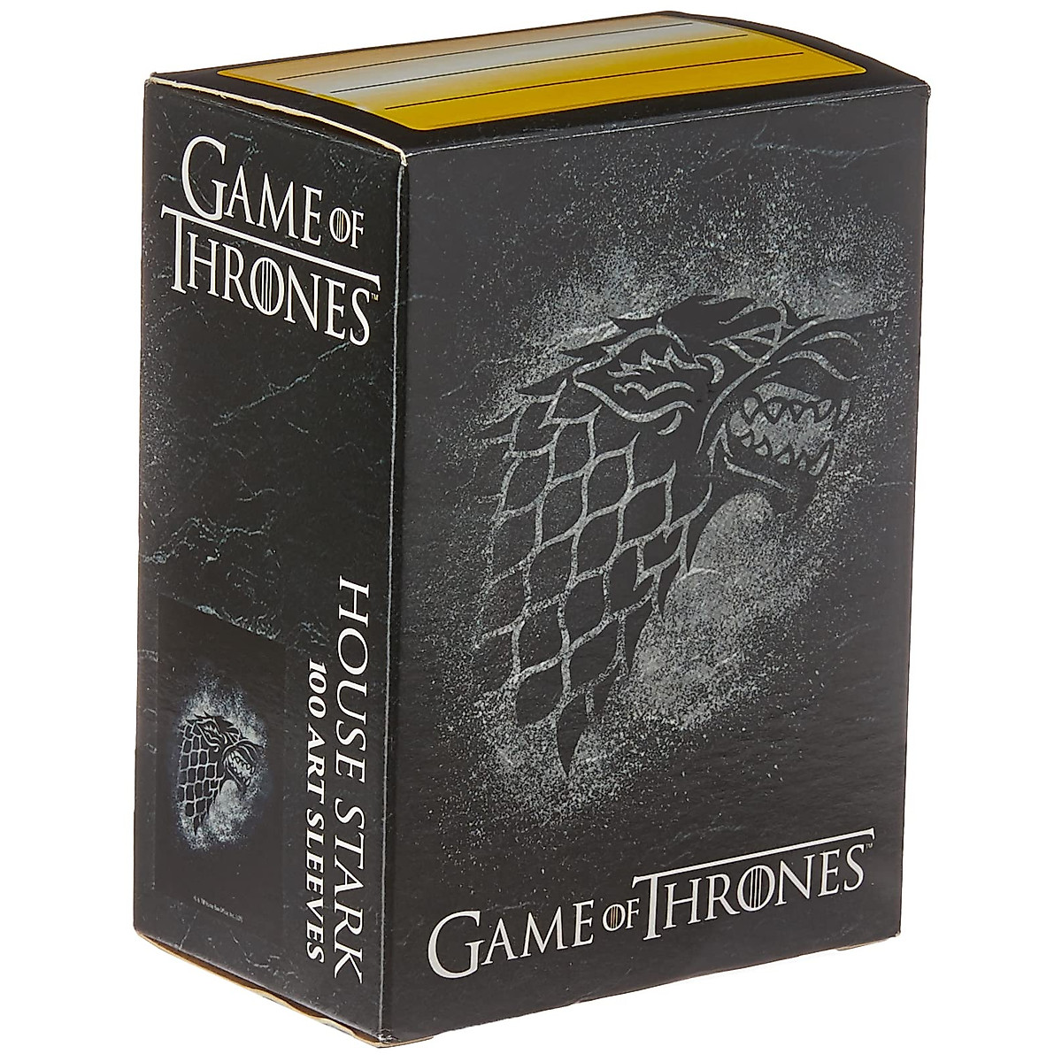 Dragon Shield Card Sleeves – Brushed Art Game of Thrones: House Stark Standard Size 100CT - MGT Card Sleeves are Smooth & Tough - Compatible with Pokemon, Yugioh, & Magic The Gathering Card Sleeves